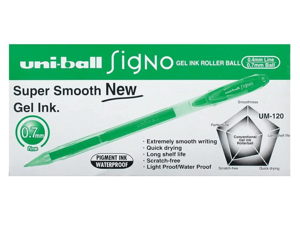 Sign Pen Uniball Signo 0.7mm (Green) – Online Stationery Wholesalers ...